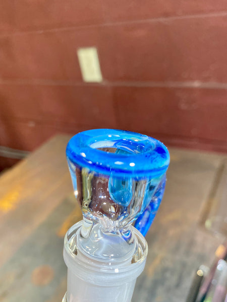 Bowl blue amber purple – Fluid Glass Store