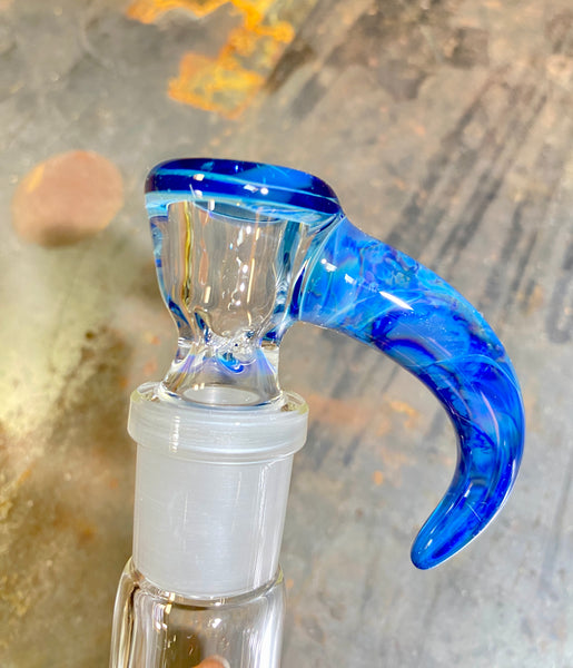 Bowl blue amber purple – Fluid Glass Store