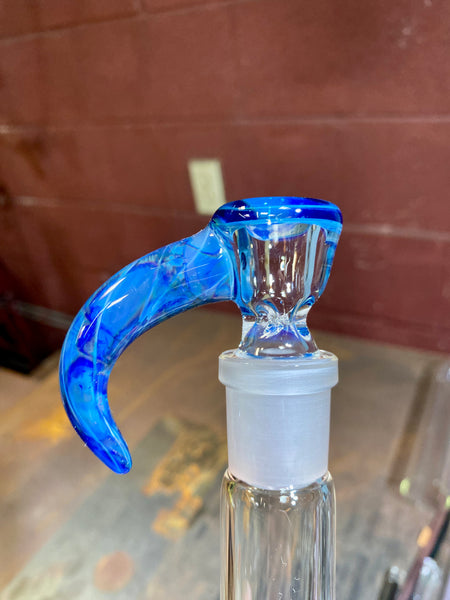 Bowl blue amber purple – Fluid Glass Store